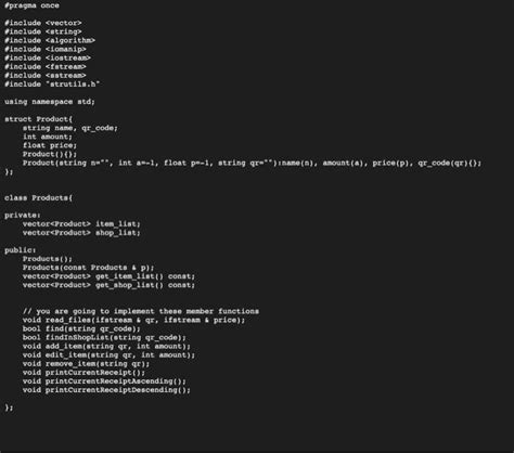 My Code Is Written But I Couldnt Implement My File Chegg Com