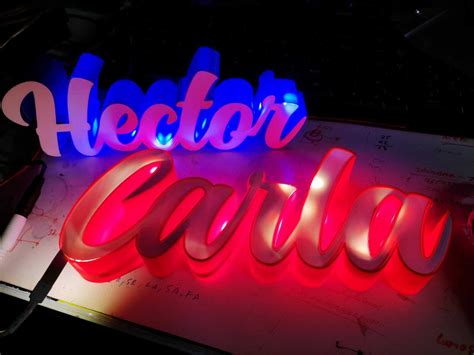 Archivo Stl Gratis Nombres Led 🎨 ・plan De Impresión En 3d Para