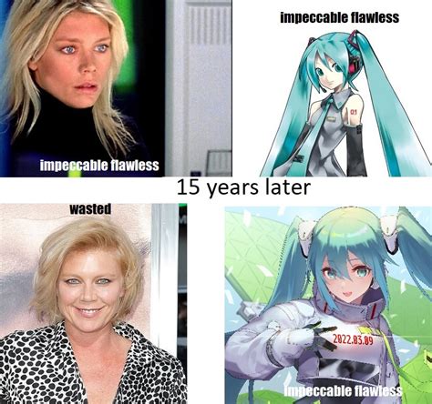 Ageless Idol Hatsune Miku Vocaloids Anime Fandoms Peta Wilson Virtual Vs Real