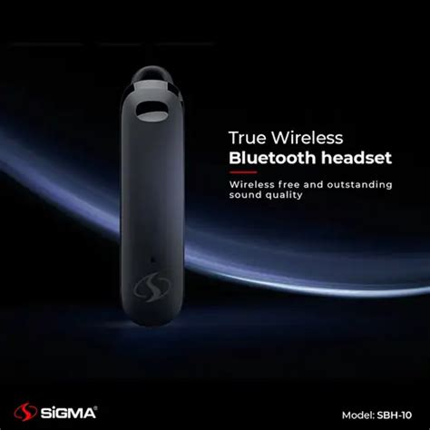 Sigma Elite Class Bluetooth Headset Sbh 10 Price In Pakistan 2026