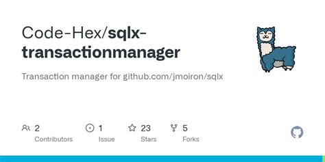 github code hex sqlx transactionmanager transaction manager for jmoiron sqlx