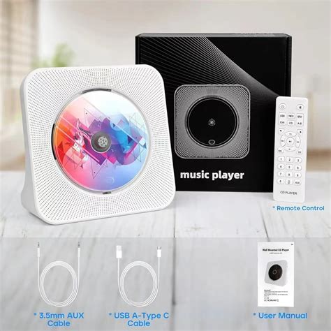Multi Functional CD Player USB Player Bluetooth Speakers Remote Controller Dual HI FI Stereo
