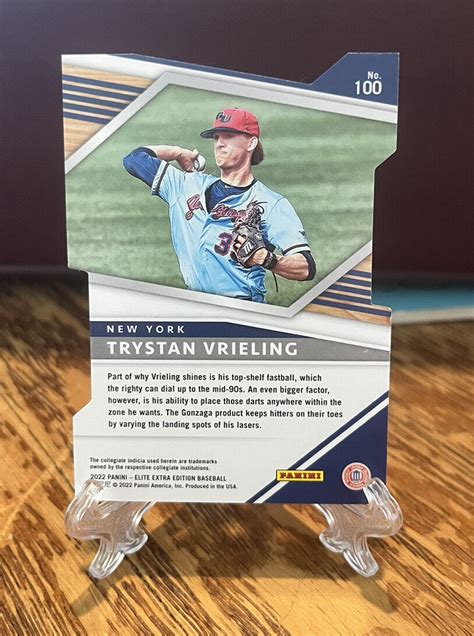 2022 Elite Extra Edition Base Decade Die Cut 100 Trystan Vrieling 999 Ebay