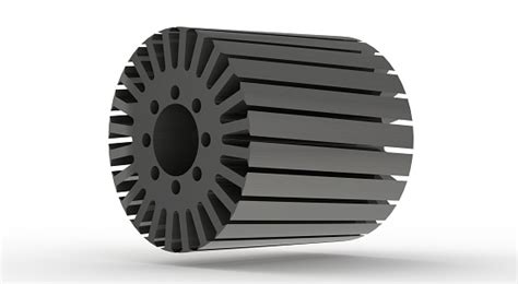 전기 모터를 위한 회전자 조립된 장 백색 배경에 고립된 3d 그림 0명에 대한 스톡 사진 및 기타 이미지 0명 3차원 형태 강철 Istock