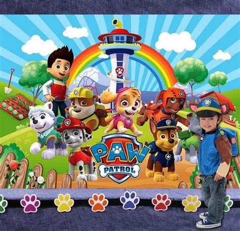 Paw Patrol Birthday Backdrop