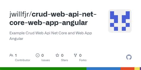 Github Jwillfjrcrud Web Api Net Core Web App Angular Example Crud Web Api Net Core And Web