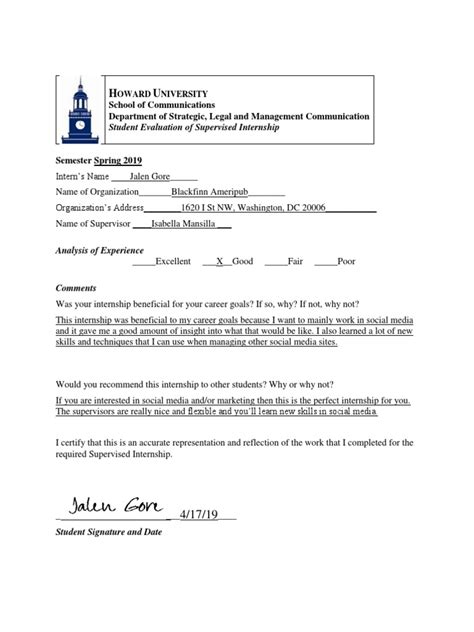 Practicum Evaluation Pdf