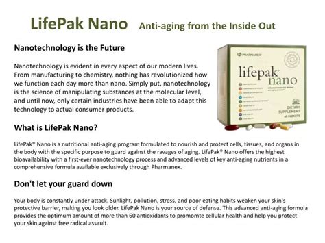 PPT Nanotechnology Is The Future PowerPoint Presentation Free