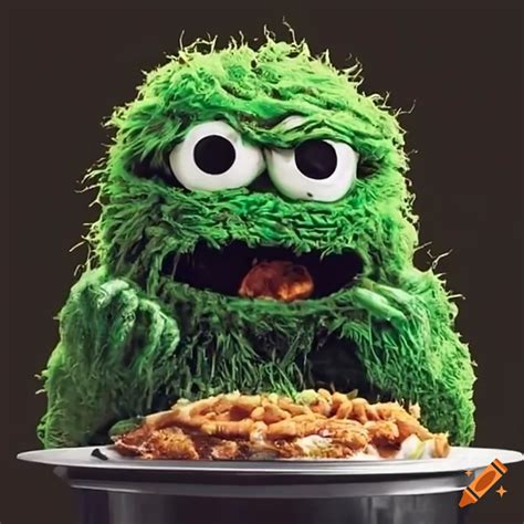 Oscar The Grouch Plates