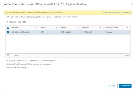 How To Upgrade ESXi To ESXi Using Lifecycle Manager Applied Information Sciences