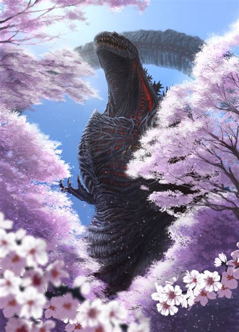 Suttoko Godzilla Godzilla Shin Godzilla Series Shin Godzilla Toho Highres Cherry
