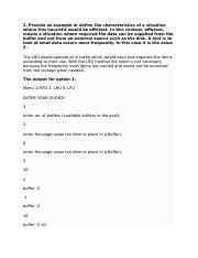 CS3303 Unit 7 042 Docx 2 Provide An Example Or Define The