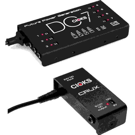 Cioks Dc7 Pedal Power Supply With Crux 24v Converter Sweetwater