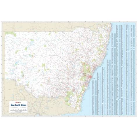 Sydney Postcode Map Folded