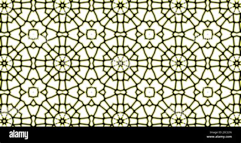Abstract Repeating Ornate Geometric Luxury Pattern Stained Glass