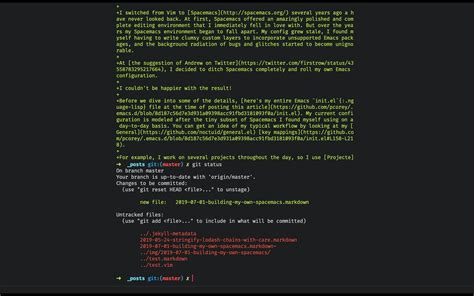 Pete Corey Building My Own Spacemacs