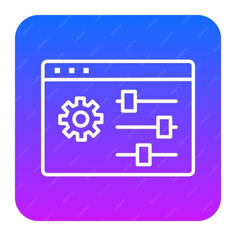 Premium Vector Control Panel Vector Illustration