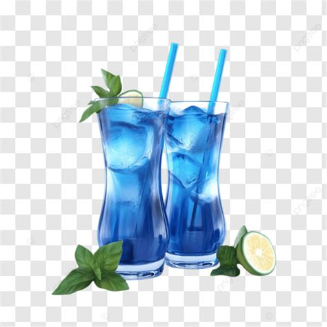 투명한 배경에 파란색 음료 얼음 조각과 라임 조각으로 채워진 두 잔 블루 드링크 얼음 조각 라임 조각 Png 일러스트 및 이미지 에 대한 무료 다운로드 Pngtree