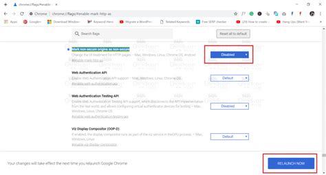 Disable Turn Off Not Secure Warning For Websites In Chrome