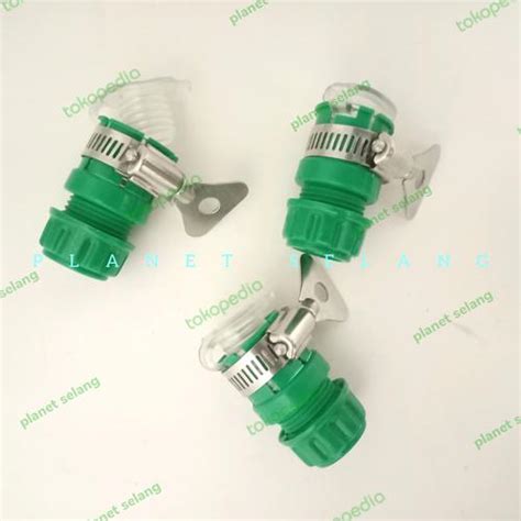 Jual Konektor Keran Air Ke Selang 1 2 5 8 Inch Sambungan Kran Ke Selang 1 2 Inch Kota