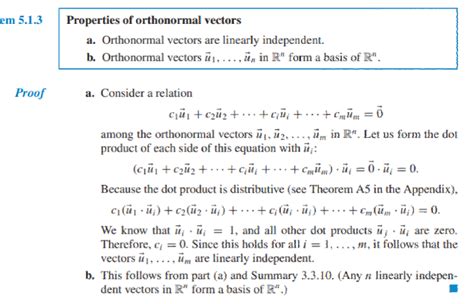 Properties Of Orthonormal Vectors Proof Math Index Wiki Fandom