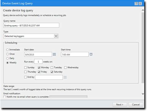 Working With Device Event Log Queries