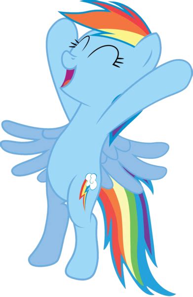 Rainbow Dash Vector Standing