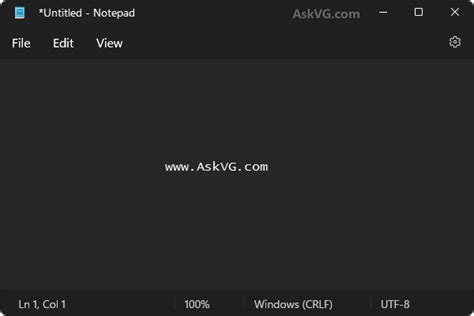 [tip] Enable Dark Mode In Notepad In Windows 11 Askvg