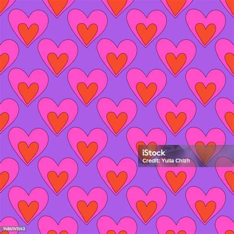 1970 사이키델릭 매끄러운 패턴 1970 년대 좋은 분위기 하트 장식 1960 레트로 발렌타인 히피 평화와 사랑 펑키하고 그루브 카드 트리피 예술 히피 벽지 배경 포스터