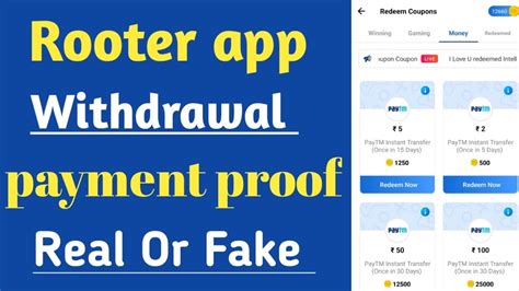 Rooter App Withdrawal Payment Proof Rooter App Real Or Fake Youtube
