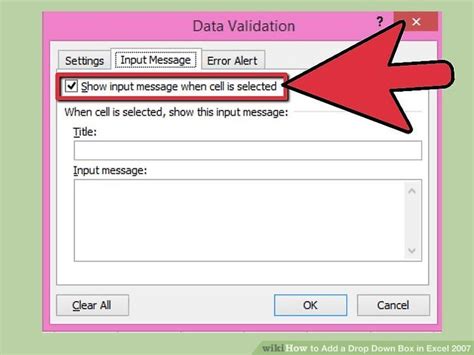 How To Add A Drop Down Box In Excel 2007 11 Steps With Pictures
