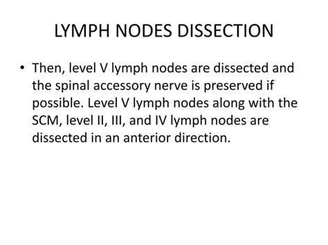 Neck Dissection Procedure Pptx