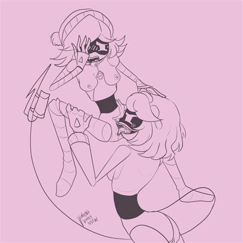 Rule 34 2d 2girls Female Female Only Humanoid Multiple Girls Murder Drones Robot Robot Girl