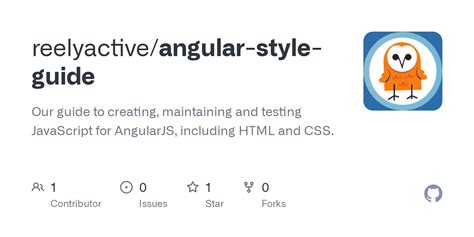 Github Reelyactiveangular Style Guide Our Guide To Creating Maintaining And Testing