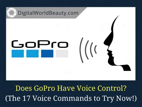 does gopro have voice control use these 17 voice commands