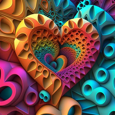 Midjourney Ai Heart 3d Fractal By Adornamancy On Deviantart