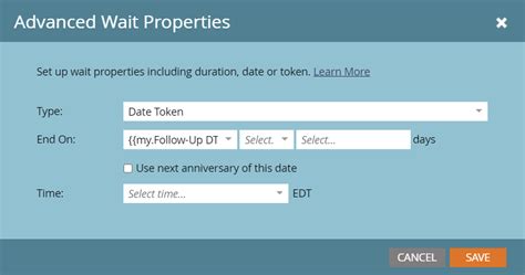 Simulating A Datetime {{my Token}} Not Date Using An Undocumented