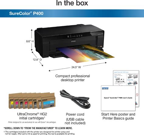 Customer Reviews Epson Surecolor P Wireless Inkjet Printer Black C Ce Best Buy