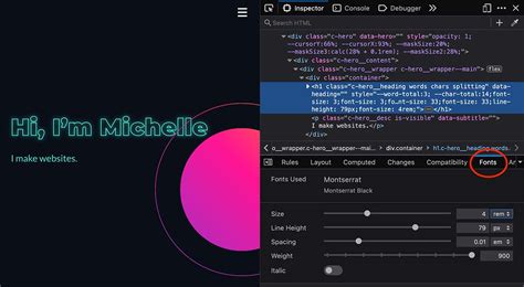 Css In Real Life Inspecting Sizes
