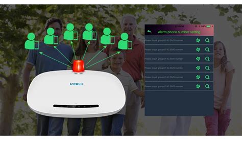 GSM Alarm System Security Auto Dial APP Wireless Home Burglar Alarm Fi HalloBest