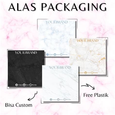 Jual Alas Packaging Xvi Alas Packing Kertas Packing Aksesoris Free Plastik Bisa Custom