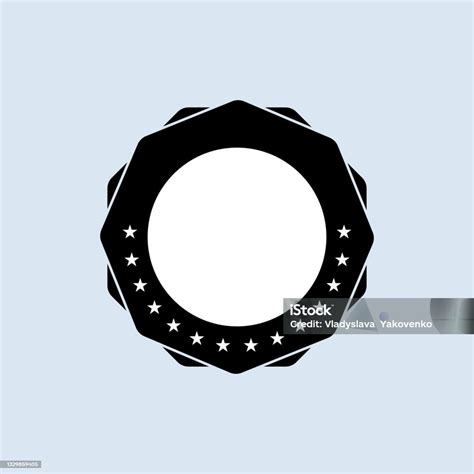 빈 스탬프 세트입니다 벡터 빈 배지 아이콘입니다 인증 된 배지 로고 스탬프 템플릿입니다 라벨 스티커 아이콘 벡터 Eps 10