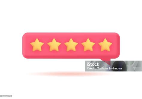 3d 검토 개념 흰색 배경에 격리된 현실적인 노란색 별 고객 평가 피드백 또는 업적 개념 벡터 일러스트 레이 션 1위에 대한 스톡 벡터 아트 및 기타 이미지 Istock