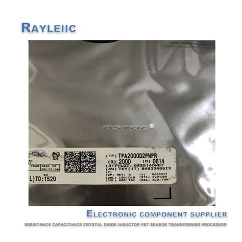 Non Counterfeit NEW Original TPA D PWPR TPA D TPA HTSSOP HTSSOP In Stock Sensors