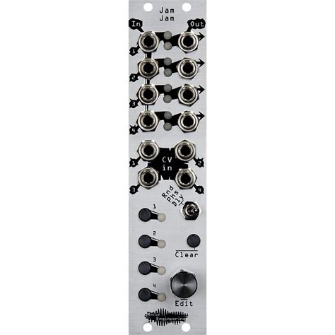 Noise Engineering Jam Jam Silver Clock Modular Synthesizer Reverb