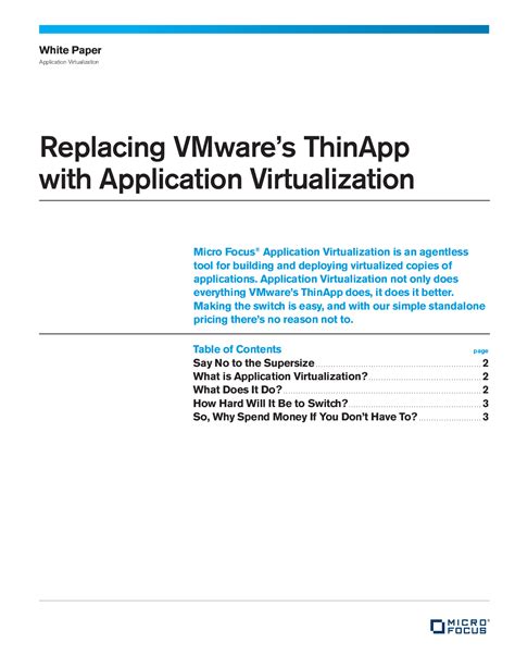 Replacing Vmware S Thinapp With Application Virtualization