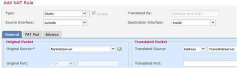 Firepower Management Center Configuration Guide Version 6 0 1 Network Address Translation
