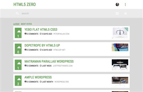 Html5 Zero 免費響應式網頁設計模版、佈景主題和範本下載 免費資源網路社群