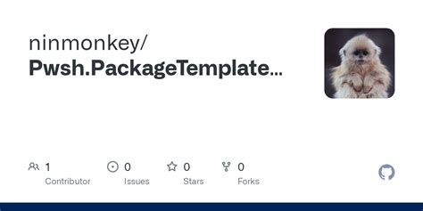 GitHub Ninmonkey Pwsh PackageTemplateExample