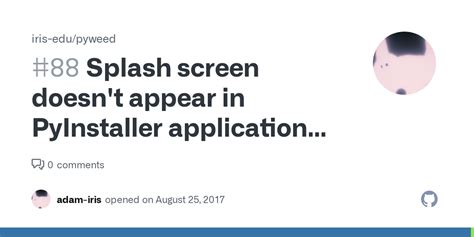 Splash Screen Doesnt Appear In Pyinstaller Application Rm5861
